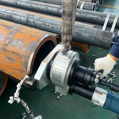 China 14 Inch ID Mounted Pipe Beveler 145-356mm Cold Cutting Weld Preparation Tool for sale