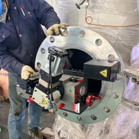 China FI26 Portable Flange Facer ID-Mounted Flange Facing Machine 120-700 mm On-Site Repair Pneumatic Electric Servo Drive for sale