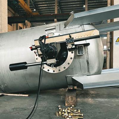 China FI60 Flange Facer Internally Mounted Precision Flange Refacing Tool 12.6-59 Inch Machining Range for sale
