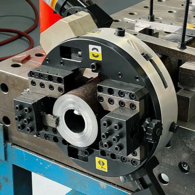 China Portable Split-Frame Pipe Cutting and Beveling Machine with 50–168 mm Working Range and Cold Cutting Process for sale