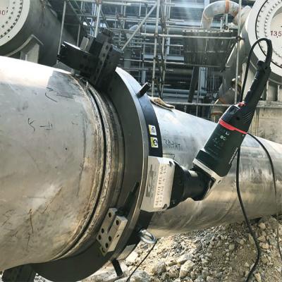 China 20–26 Inch Pipe Cutting and Beveling Machine with Cold Cutting Technology and Split-Frame Clamshell Design for sale