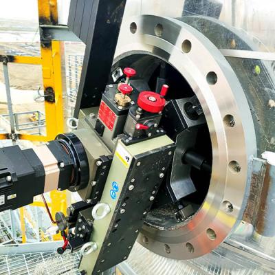 China FI40 Portable Flange Facing Machine 153-1000 mm Pneumatic Electric Drive On-Site Flange Resurfacing Tool for sale