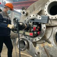 China FI40 Portable Flange Facer 2.2 Hp 153-1000 mm On-Site Precision Machining Tool for sale