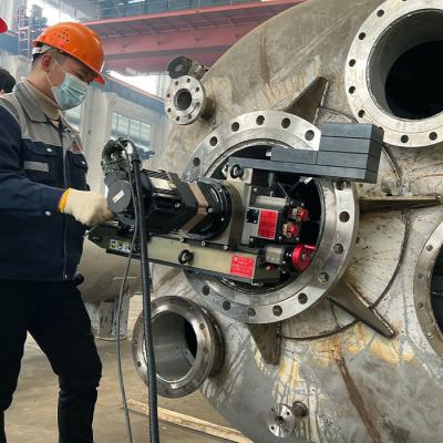 China FI40 Portable Flange Facer 2.2 Hp 153-1000 mm On-Site Precision Machining Tool for sale
