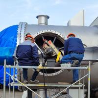 China FI60 ID-Mount Flange Facing Machine 320-1500mm ASME-Grade On-Site Sealing Surface Restoration for sale