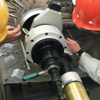 China ID252 Heavy Duty Electric Pipe Beveling Machine 1.6 kW 220V Cold Cutting 3.15-10.75 Inch for sale
