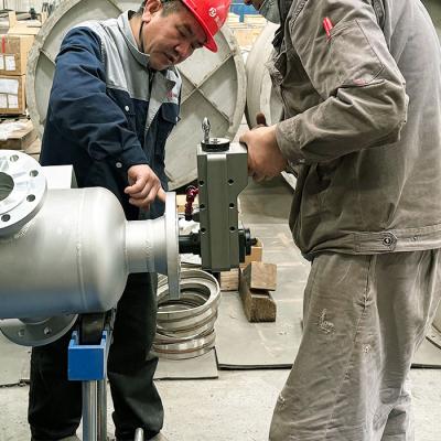 China FI14M Manual Flange Facer 27.2-355.6mm Portable ID Mounted Resurfacing Tool for sale
