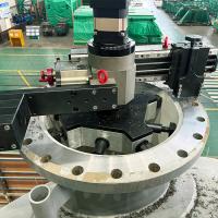 China FI40 Flange Facer 6-40 Inch Facing Range Pneumatic Electric Drive ASME B16.5 for sale