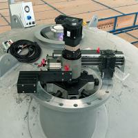 China FI40 Flange Facer 6-40 In-Situ Bore Mounted Pneumatic Electric 2.2 Hp Machining Tool for sale