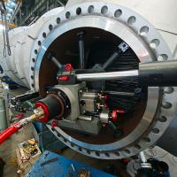 China FI60 Heavy-Duty Internal Flange Facer: Precision Large-Bore Refacing System (12.6–59