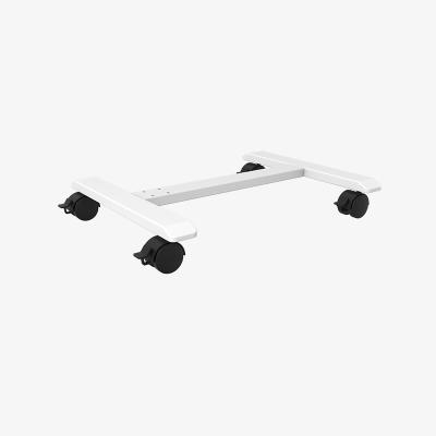 China 500×400mm Footboard with Casters for Offset One Column Standing Desk for sale