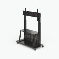 China Jarshan Motorized TV Stand Cart With Two Columns Fit 100 Inch Screen 80KG Max Load for sale
