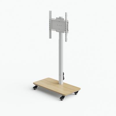 China Jarshan Rotating TV Lifting Frame Manual Rotation Electric Rising TV Stand 500N for sale