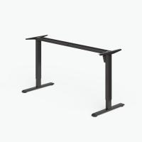 China Interchangeable 2 Leg Standing Desk Frame Stand Up Desk Frame With 2 Stages Dual Crossbar for sale