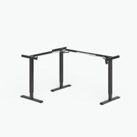 China Aluminum Alloy Corner Standing Desk Frame For Modern Home 80KG Max Load Easy To Move for sale