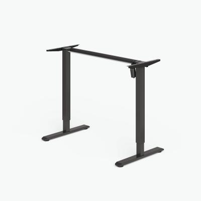 China Aluminum Alloy Motorised Height Adjustable Standing Desk Frame 100-240V for sale