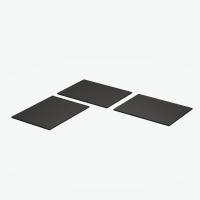 China Customized Black Corner Desk Table Top With Smooth Surface 15mm/25mm for sale