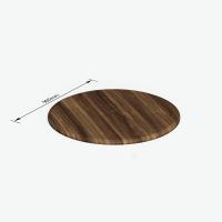 China Customizable Classic Walnut Wooden Desk Top Only Smooth Surface for sale