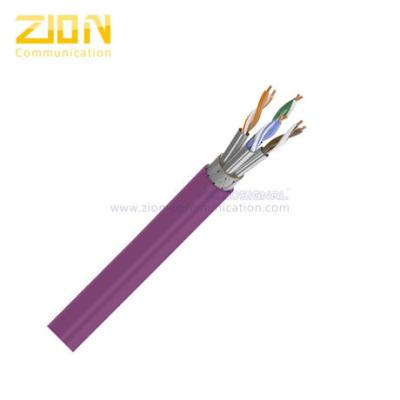 China SFTP Cat 7 Network Cable 23AWG PVC 1000ft 100m 1000mhz for sale
