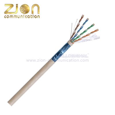 China Grand Ease Ethernet Cable F /UTP CAT5E 4P 24AWG PE Sheath Outdoor 305M for sale