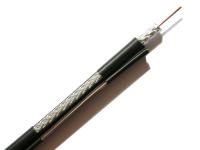 China Gel Filled RG11 Quad Shield CATV Coaxial Cable with CCS Conductor for Direct Burial for sale