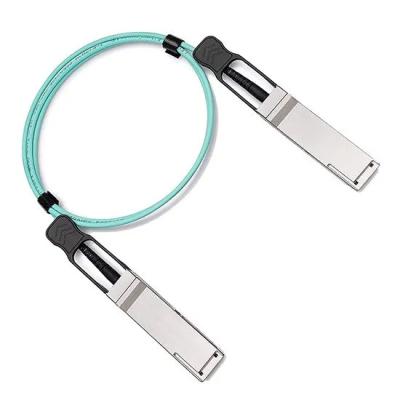 China 40Gbps QSFP+ Active Optical Cable with 850nm Wavelength and 70m OM3 MMF Reach for sale