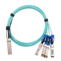 China 40Gbps QSFP+ to 4×SFP+ Breakout Active Optical Cable with 70m OM3 MMF Reach for sale