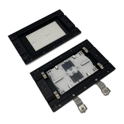 China Black 24 Cores IP68 Mechanical Seal Fiber Optic Horizontal Splice Closure ZCSC-H024-02 for sale