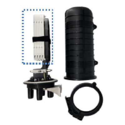 China 72 Cores Vertical Fiber Optic Splice Closure with IP68 Protection for Secure Cable Connections for sale