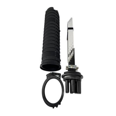 China 144 Cores IP68 Fiber Optic Splice Closure with Heat-shrink Seal for Protective Cable Connection for sale