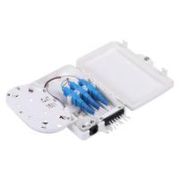 China 6 Cores Fiber Optical Terminal Box with ABS+PC Material and IP55 Protection for Fttx Network for sale