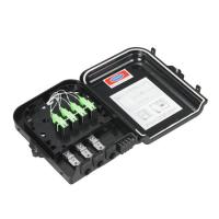China 8 Core Fiber Optical Terminal Box with ABS+PC Material and Mini PLC Splitter for Fttx Networks for sale