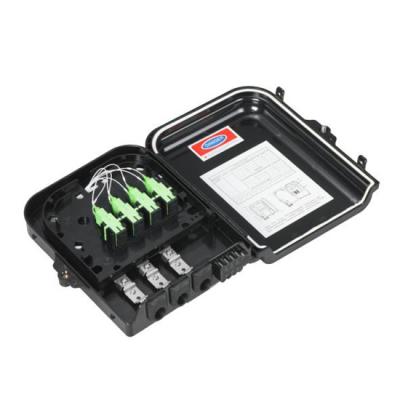 China 8 Core Fiber Optical Terminal Box with ABS+PC Material and Mini PLC Splitter for Fttx Networks for sale