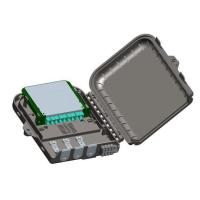 China 8 Core Fiber Optical Terminal Box with ABS+PC Material and IP55 Protection for Fttx Networks for sale