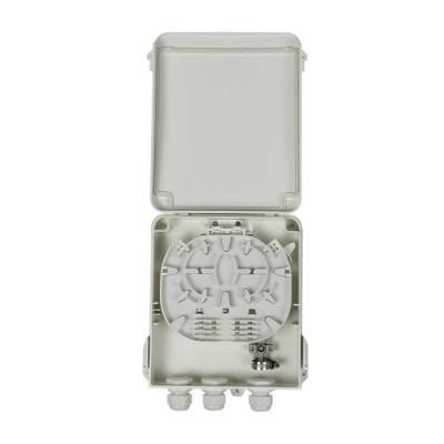 China 8 Core Fiber Optical Terminal Box with ABS+PC Material and IP55 Protection for Fttx Networks for sale