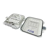 China 8 Core Fiber Optical Terminal Box with ABS+PC Material and IP55 Protection for Fttx Networks for sale