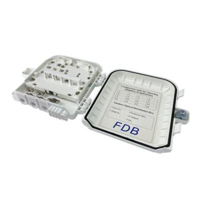 China 8 Core Fiber Optical Terminal Box with ABS+PC Material and IP55 Protection for Fttx Networks for sale