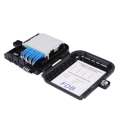 China Fiber Optical Terminal Box with 8 Core Capacity ABS+PC Material and IP55 Protection for Fttx Networks for sale