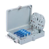 China 8 Core Fiber Optical Terminal Box with ABS+PC Material and IP55 Protection for Fttx Networks for sale