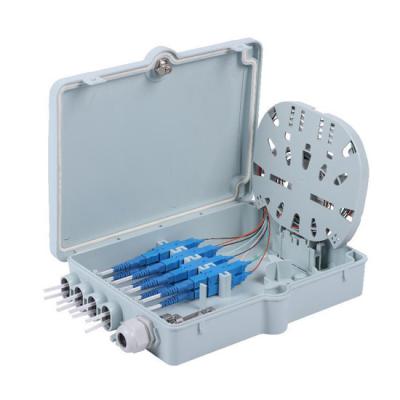 China 8 Core Fiber Optical Terminal Box with ABS+PC Material and IP55 Protection for Fttx Networks for sale