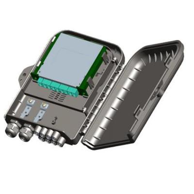 China 8 Core Fiber Optical Terminal Box with ABS+PC Material and Mini PLC Splitter for Fttx Network for sale