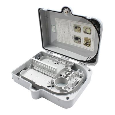 China 16 Core Fiber Optical Terminal Box with ABS+PC Material and IP55 Protection for Fttx Network for sale