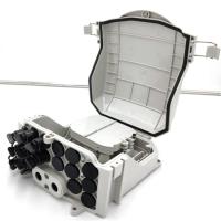 China Fiber Optical Terminal Box with 16 HUAWEI Preconnect Ports ABS+PC Material and Mini PLC Splitter for sale
