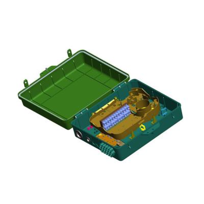 China 16 Core Fiber Optical Terminal Box with ABS+PC Material and Mini PLC Splitter for Fttx Network for sale