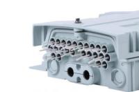 China 24 Core Fiber Optical Terminal Box with ABS+PC Material and Mini PLC Splitter for Fttx Networks for sale