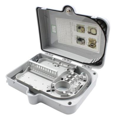 China 24 Core Fiber Optical Terminal Box with ABS+PC Material and IP55 Protection for Fttx Networks for sale
