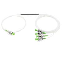 China 1×4 Steel Tube FBT Fiber Optic Splitter with FC/APC Connectors for High-Performance Optical Networks for sale