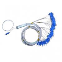 China 1×32 PLC Splitter Fiber Optic Coupler with 1260~1650nm Wavelength and Blockless Design for FTTH Applications for sale