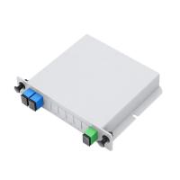 China 1×2 PLC Fiber Optic Splitter with SC/FC Connection for 1260~1650nm Wavelength Applications for sale