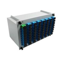China 1×64 Configuration PLC Fiber Splitter LGX Module with SC FC Connection for FTTH and PON Applications for sale